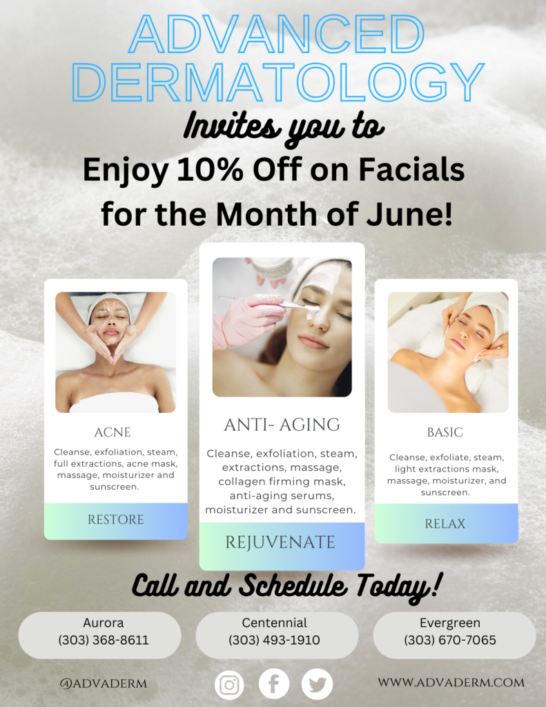Current Specials: – Advanced Dermatology