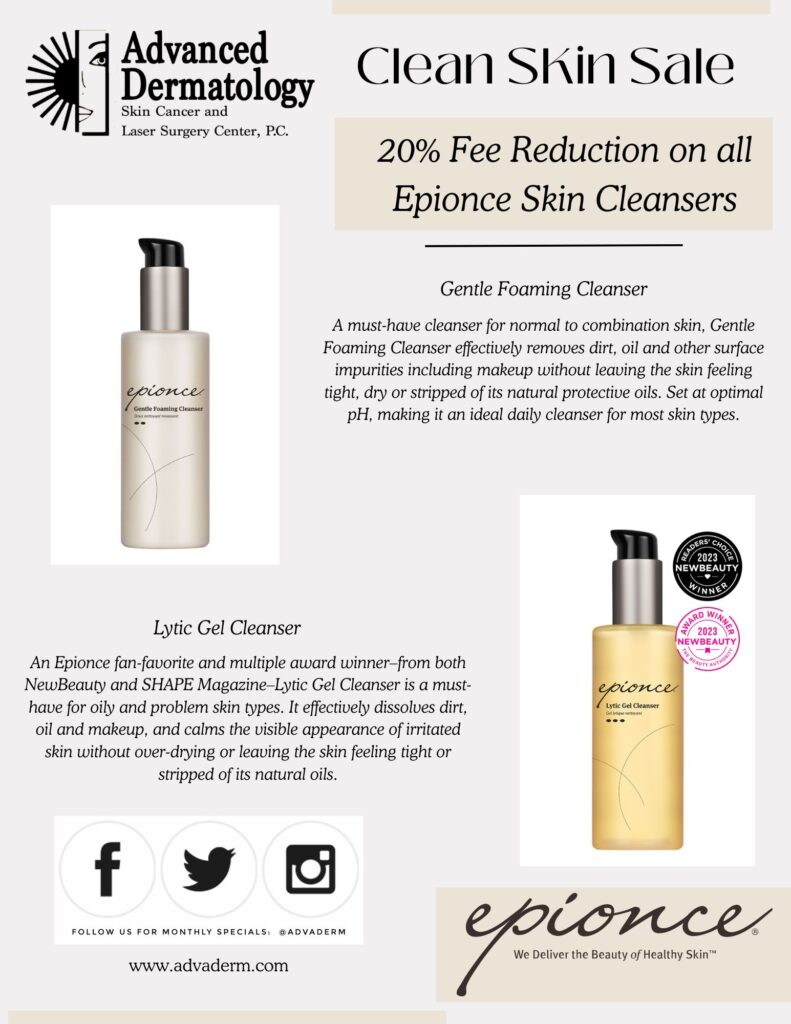 Current Specials: – Advanced Dermatology